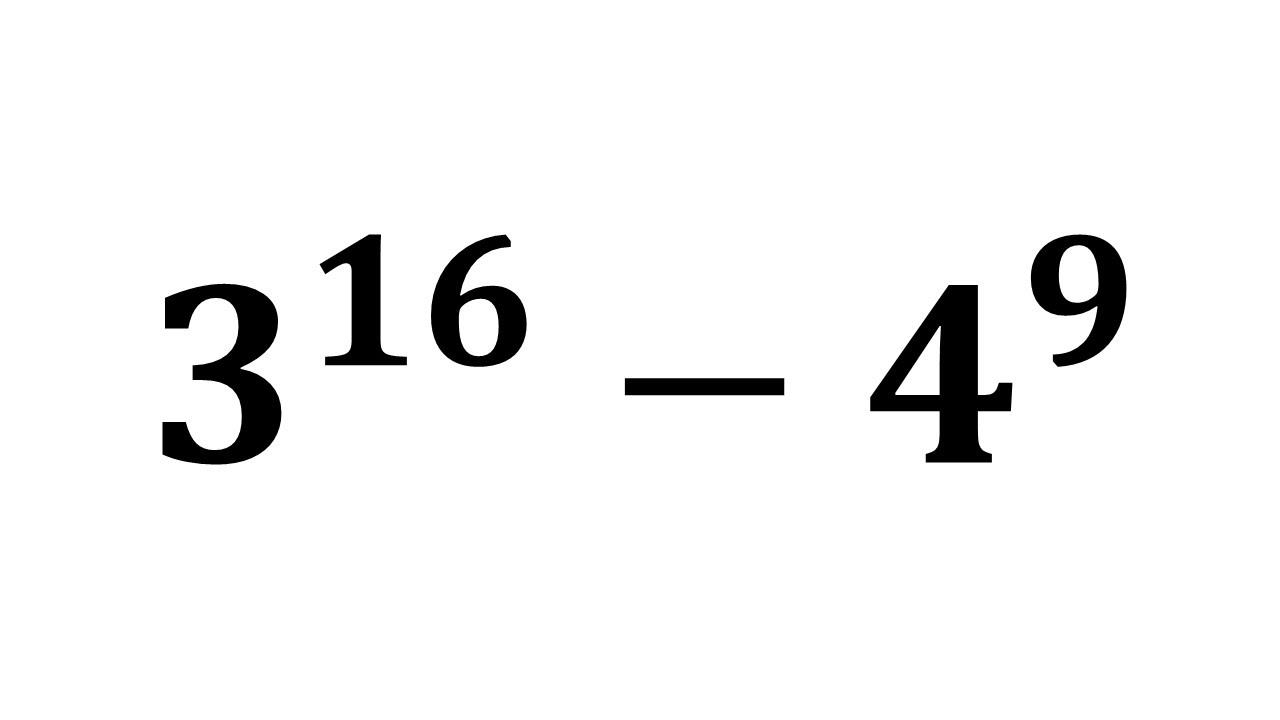 math olympiad no calculator algebra problem - YouTube