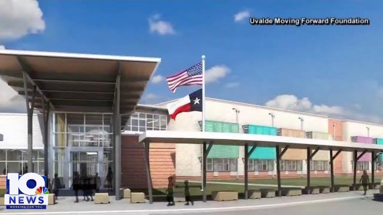 Uvalde Memorial Foundation shares plans for new school - YouTube