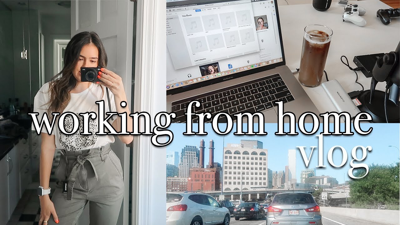 WORKING FROM HOME VLOG: productive day, how I manage sponsorships ...