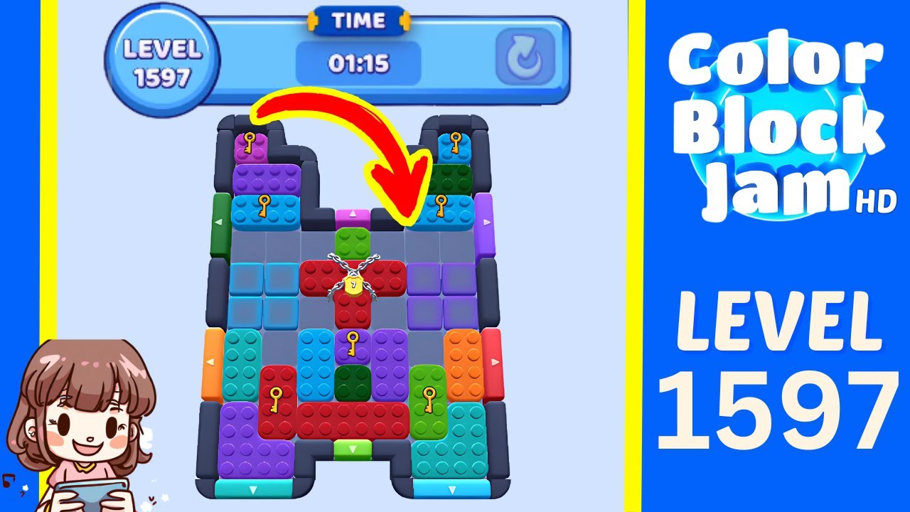 Color Block Jam Level 1597 Solution Walkthrough - YouTube