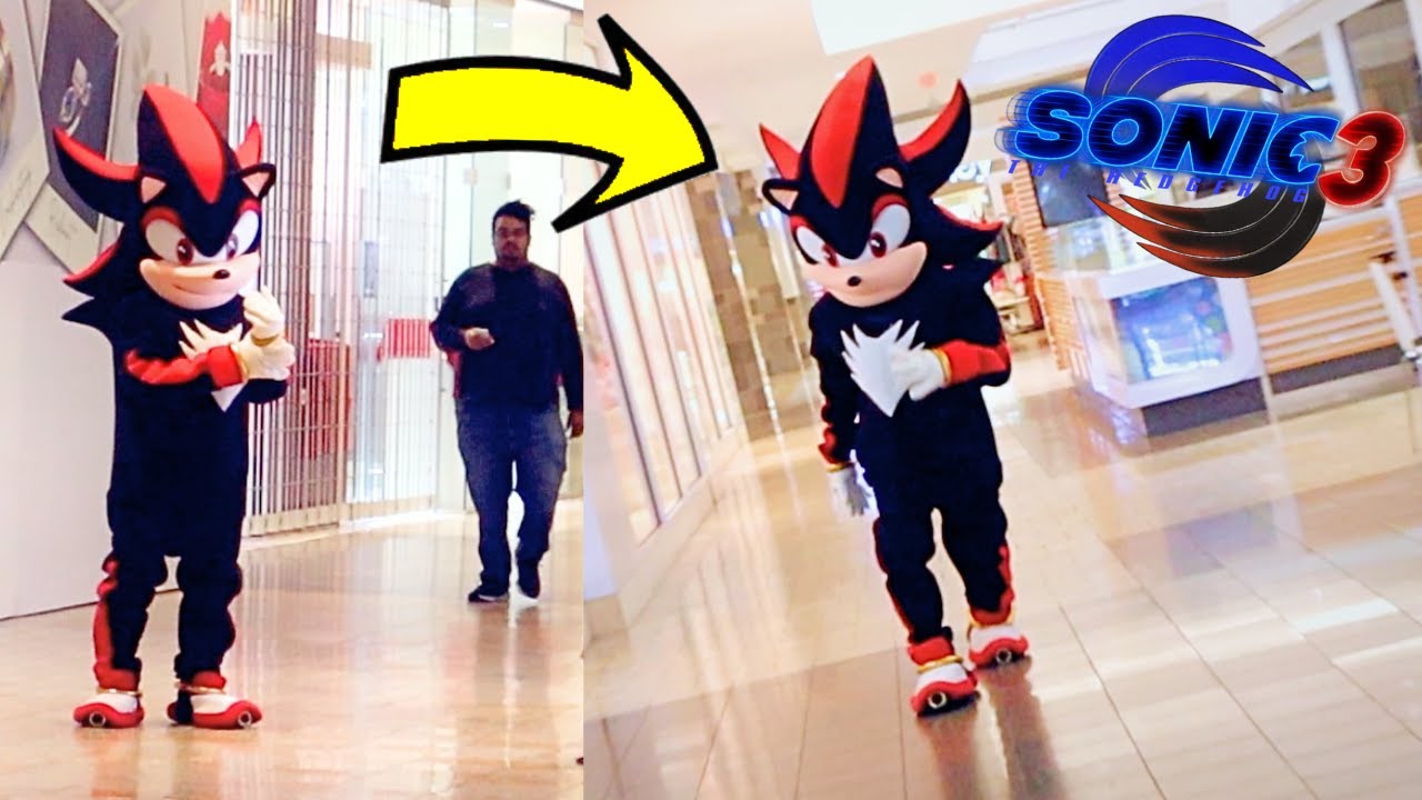 SHADOW THE HEDGEHOG KICKED OUT OF MALL!!! - YouTube