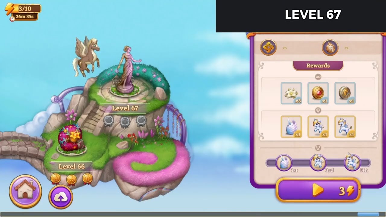 Merge Adventure | Level 67 | 3 Stars 🌟🌟🌟| With Commentary - YouTube