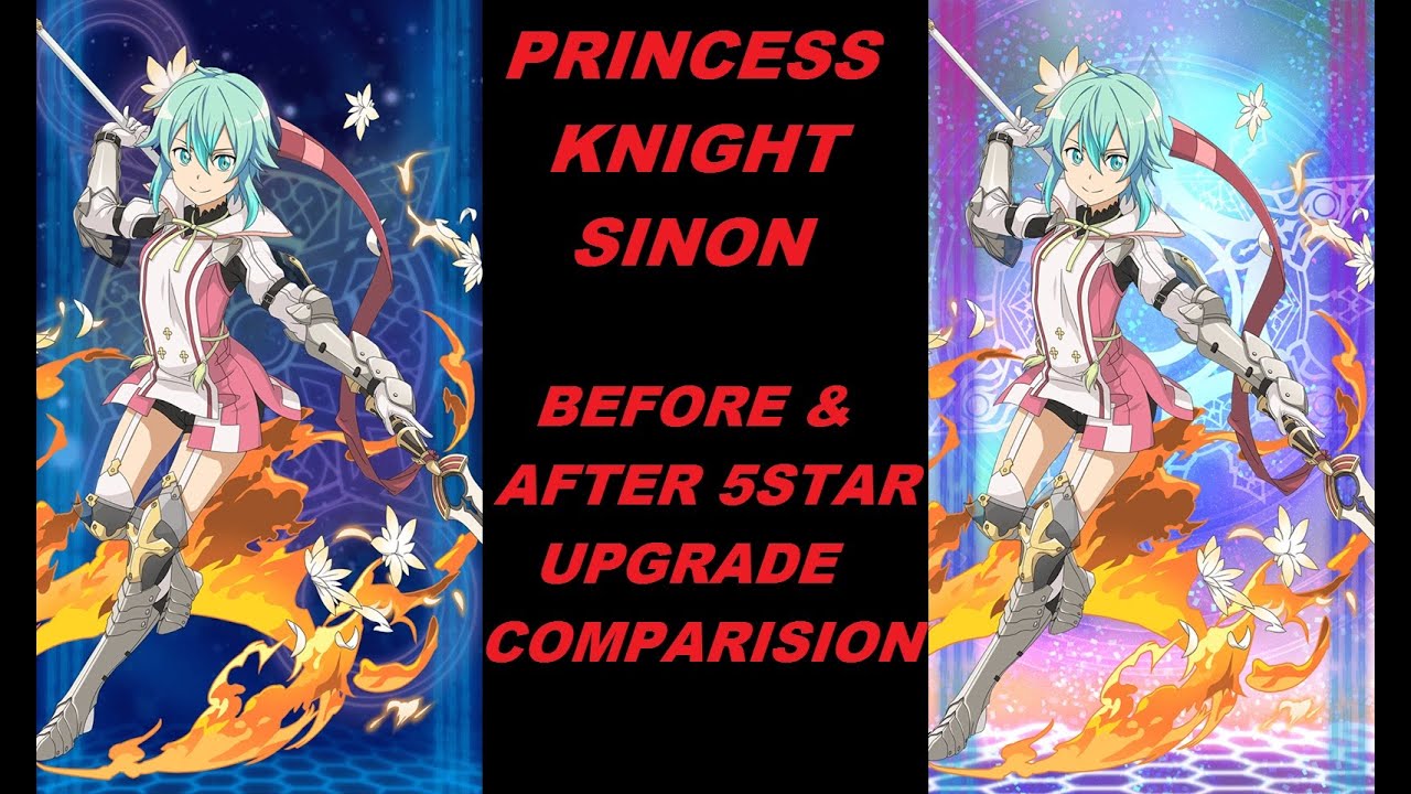 [SAO MD] - Character Enhancement Test - Princess Knight Sinon - YouTube
