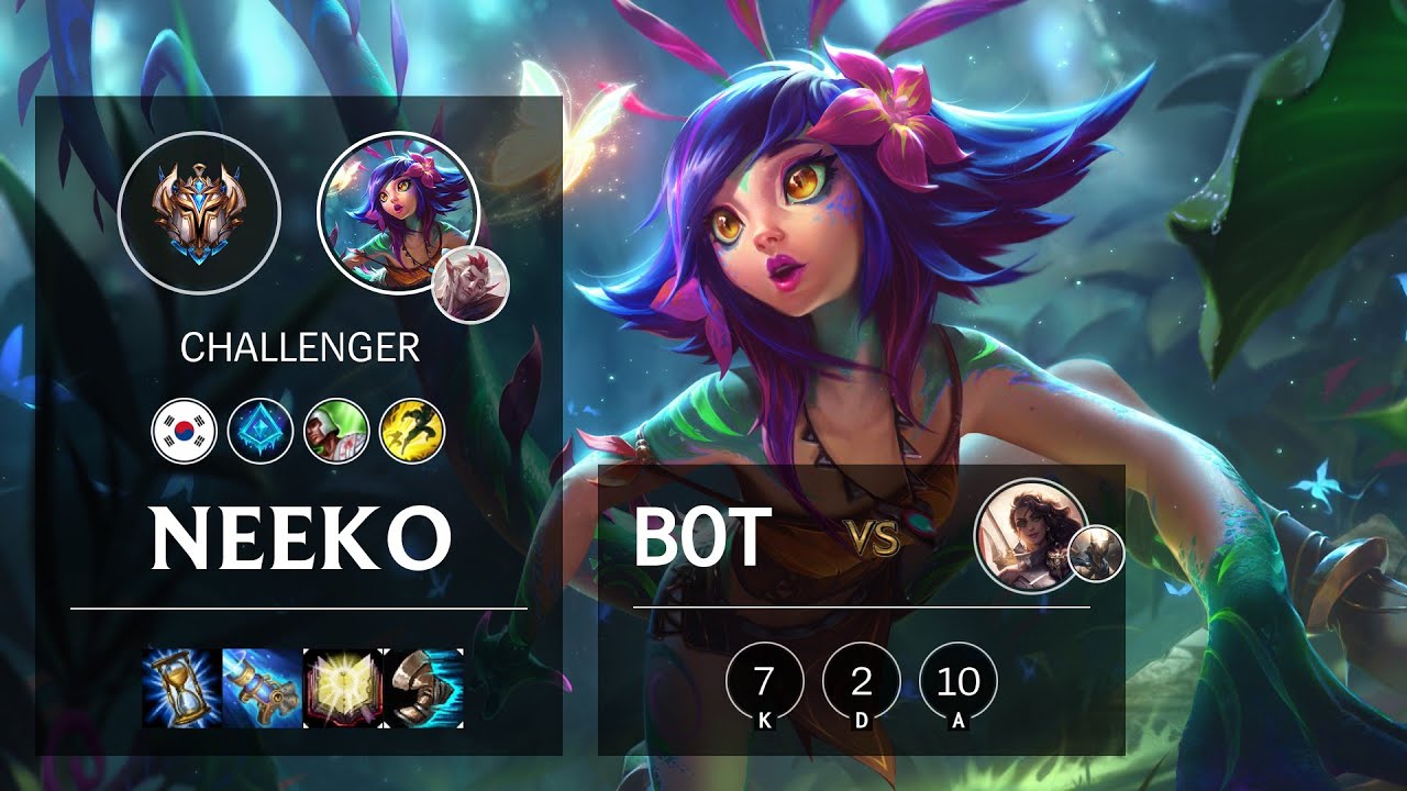 Neeko Bot vs Samira - KR Challenger Patch 10.20 - YouTube