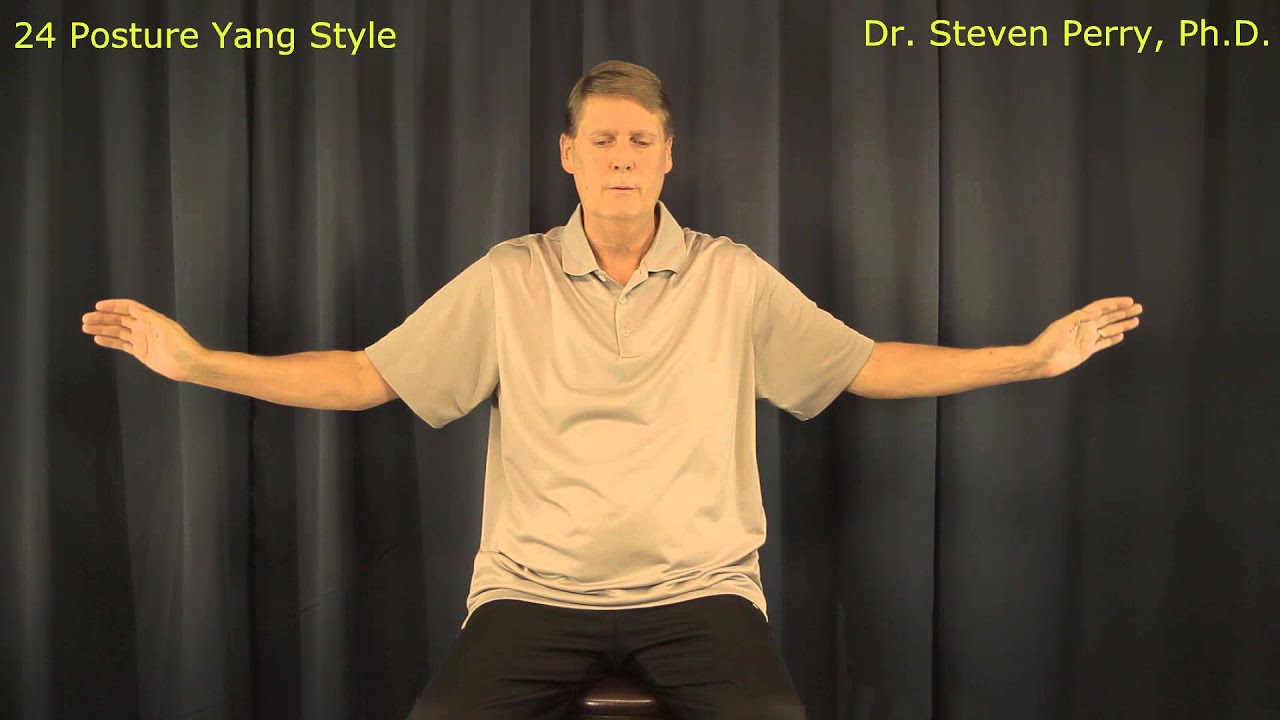 24 Posture Yang Style Chair Form - YouTube