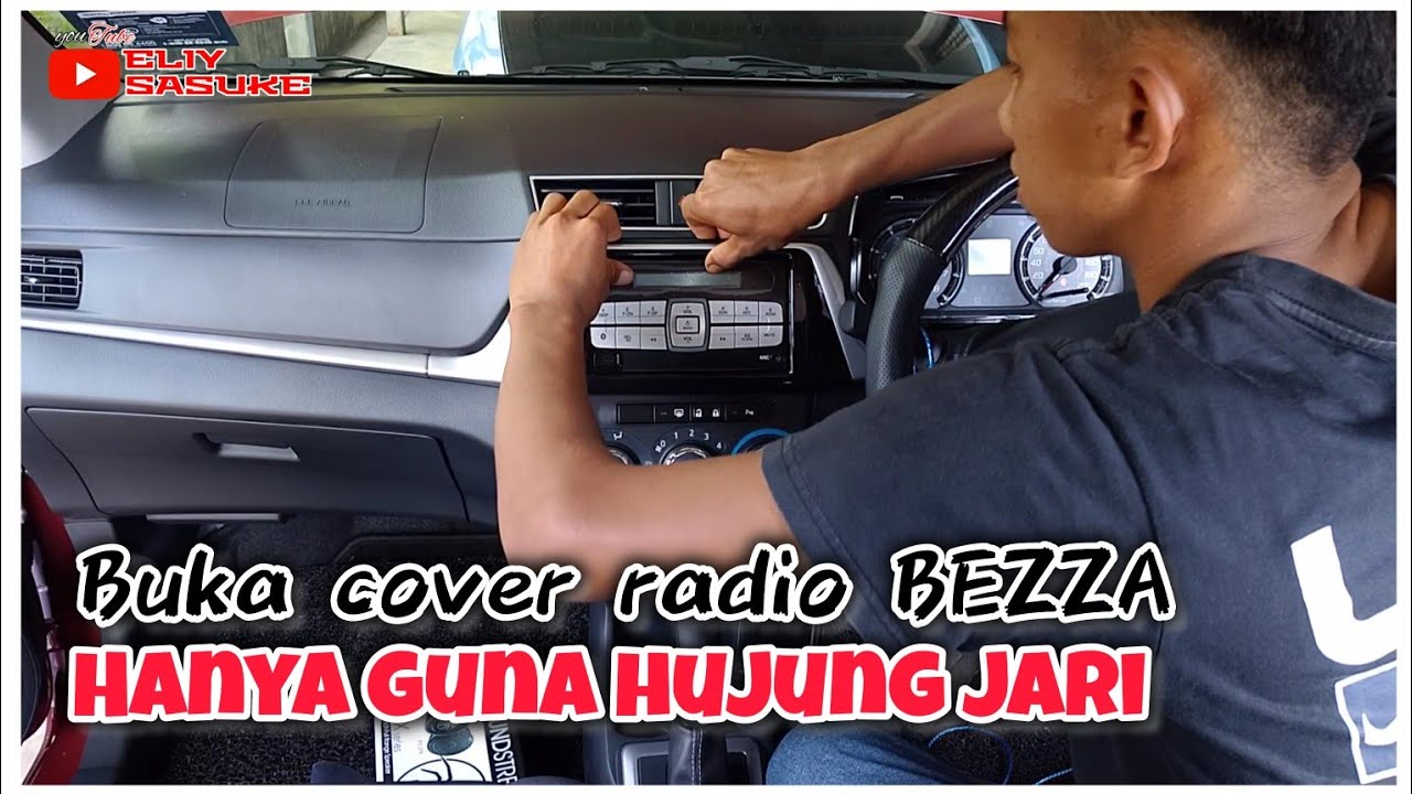 Cara buka cover radio dan pasang android PERODUA BEZZA - YouTube