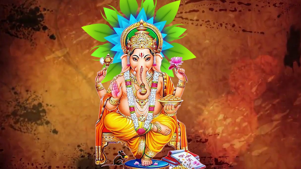 Lord Ganesh Animation background - YouTube