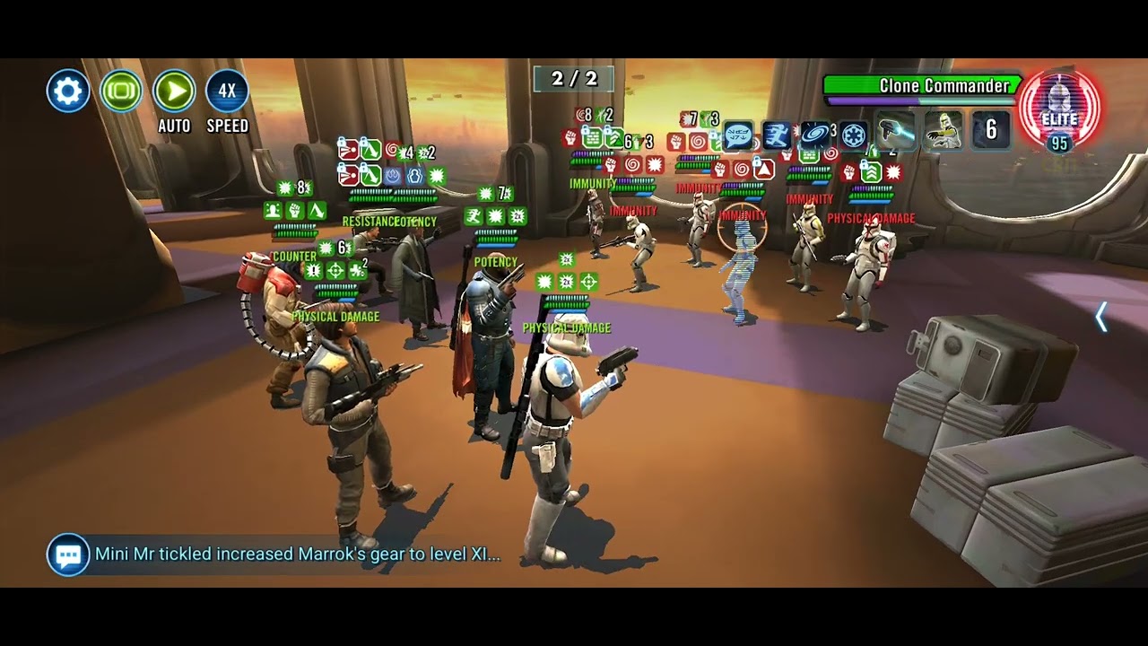 SWGOH ROTE LS P1 left auto with Saw rebel fighters - YouTube