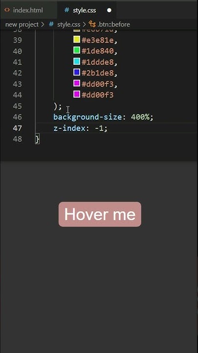 Css Linear Gradient Button Animation In Html And Css Html Css Youtube