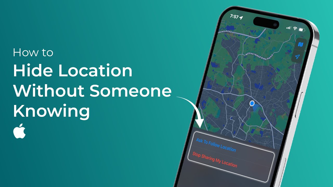 How To Hide Location On iPhone Without Someone Knowing? - YouTube