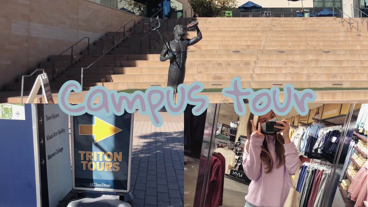 UCSD Campus+Dorm+Bookstore Walk Tour under COVID ft. Sixth/Seventh/Muir ...