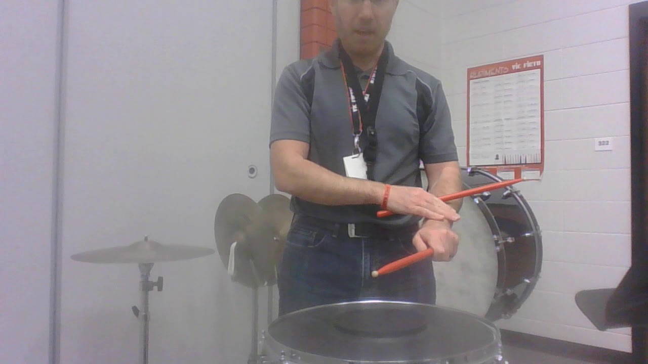 Down Stroke-snare technique - YouTube