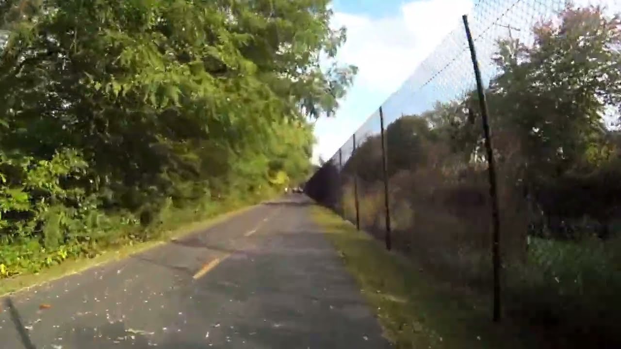 Blackstone River Bikeway. Oct 2013. Virtual Cycling Bike training video ...