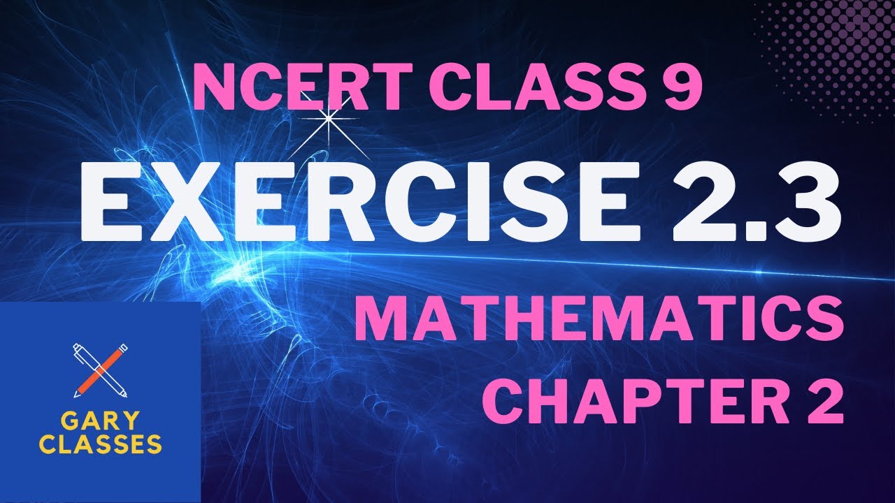 Class 9 Polynomials - Exercise 2.3 || Mathematics Chapter 2 || NCERT ...