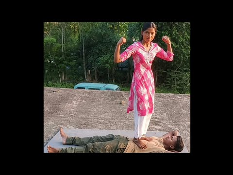 2 beautiful alta feet girls trampling challenge on boy (14)