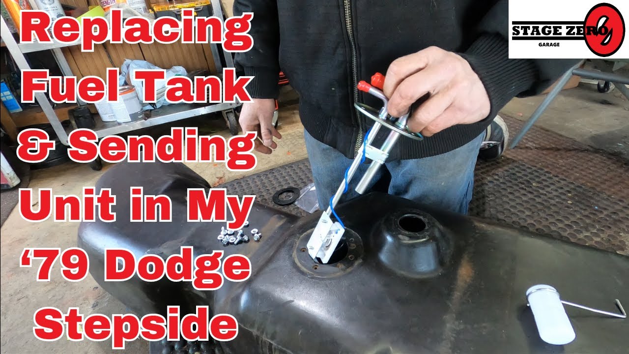 1979 Dodge D150 Gas Tank and Sending Unit Replacement - YouTube