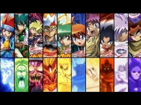 beyblade metal fury all legendary bladers - YouTube