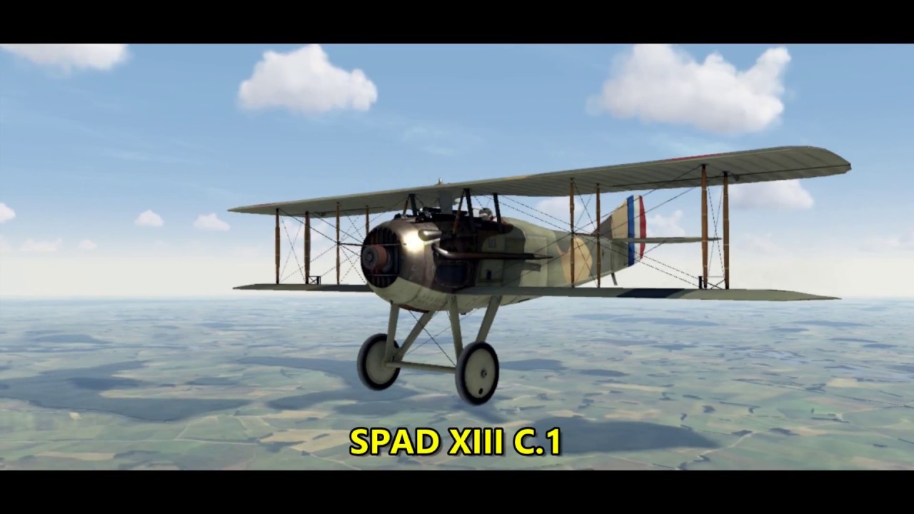 SPAD XIII C.1 Engine Start-Up - YouTube
