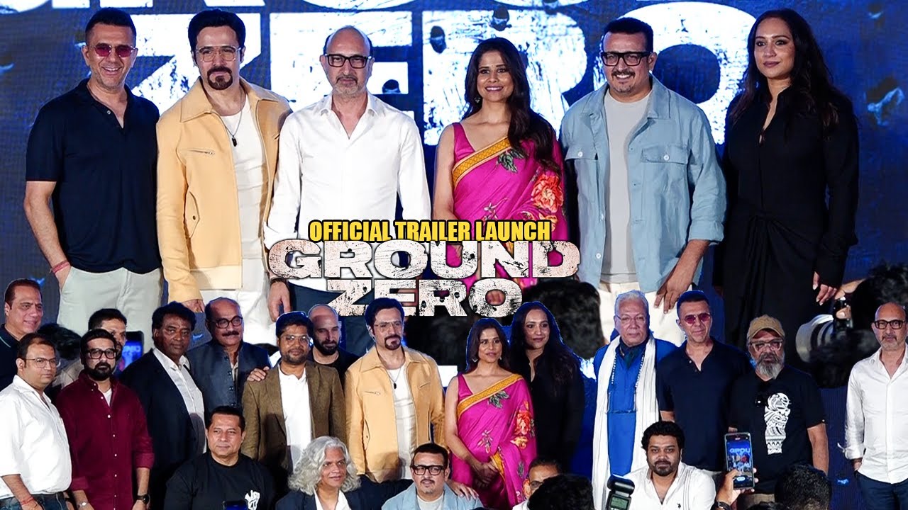 UNCUT | Ground Zero | Official Trailer Launch | Emraan Hashmi,Sai ...