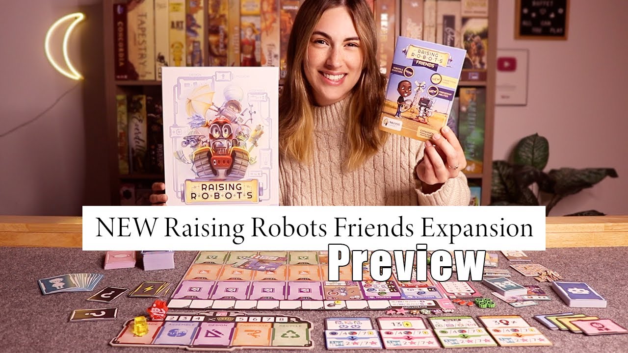 NEW Raising Robots Friends Expansion Preview! - YouTube