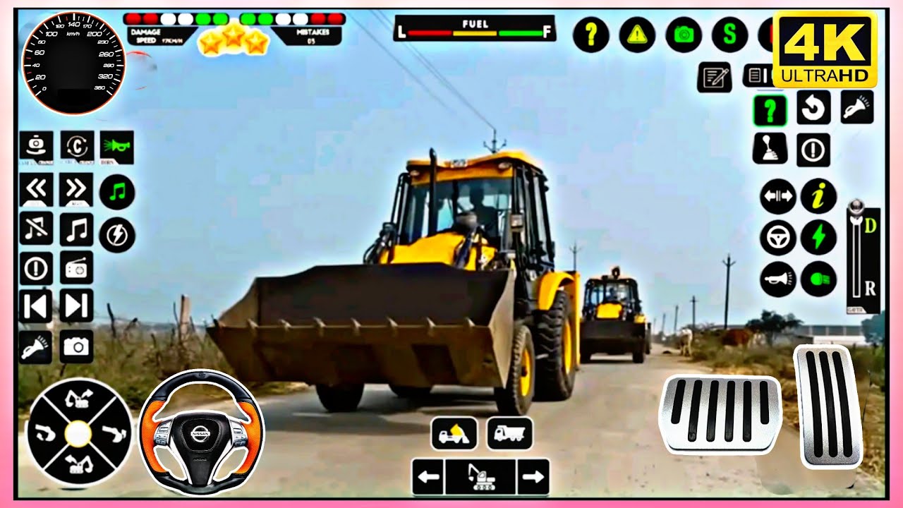 JCB Games 3D City Road Builder Heavy Machines and JCB Driving Simulator - Android Gameplay Ep 4 ...
