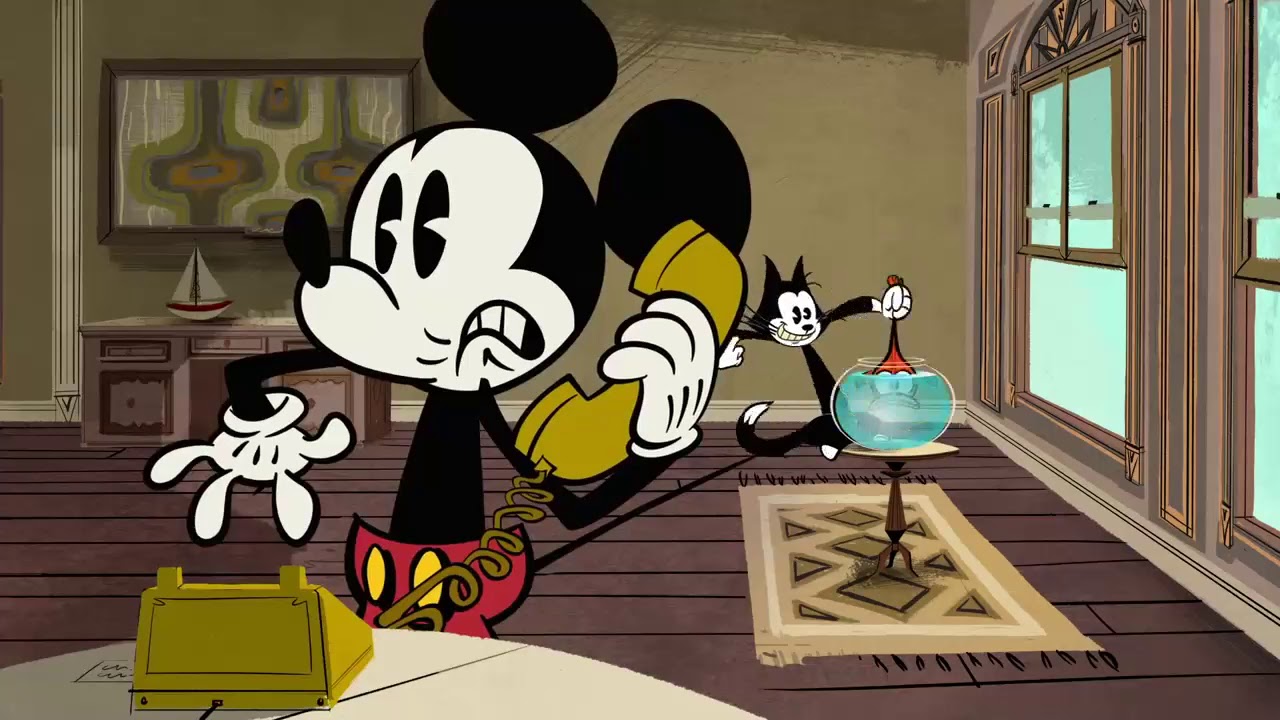 Mickey Mouse | cat and fish | Mickey Mouse Disney - YouTube