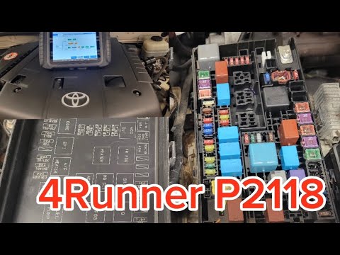 2007 Toyota 4runner Throttle actuator accelerator not working P2118 Fix ...