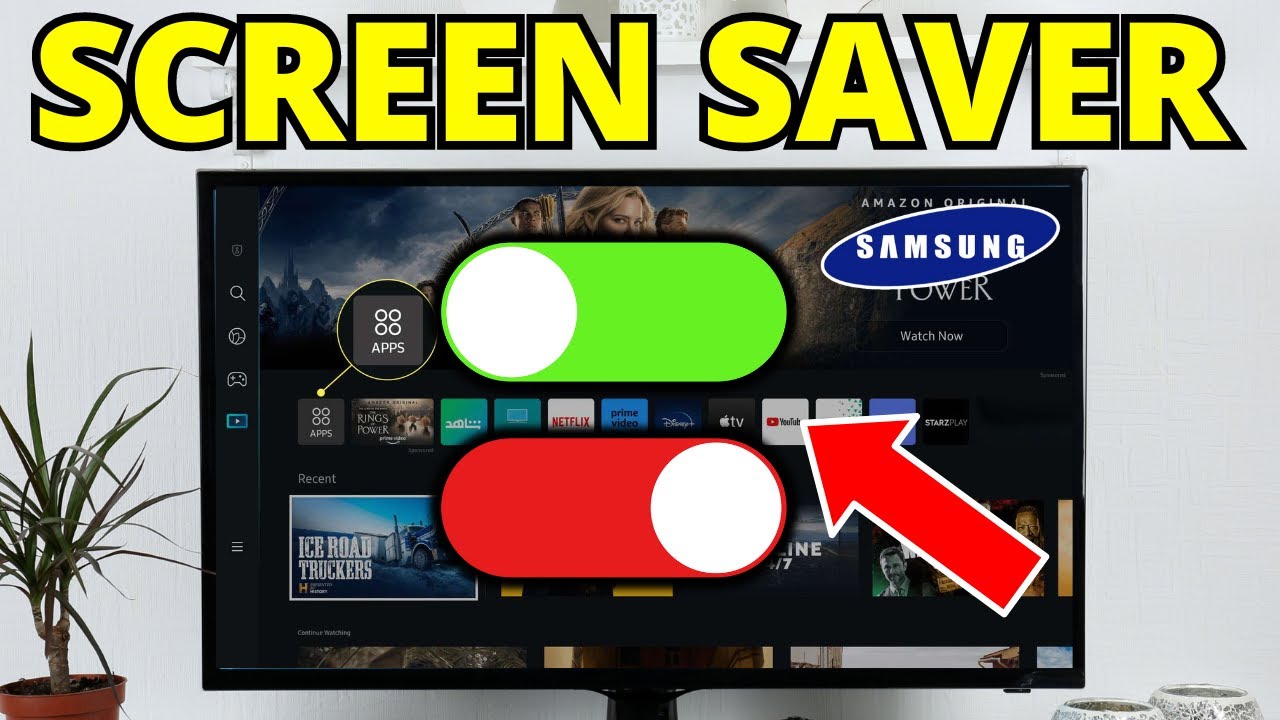 Samsung Smart TV: How To Turn ON OFF Screen Saver - YouTube