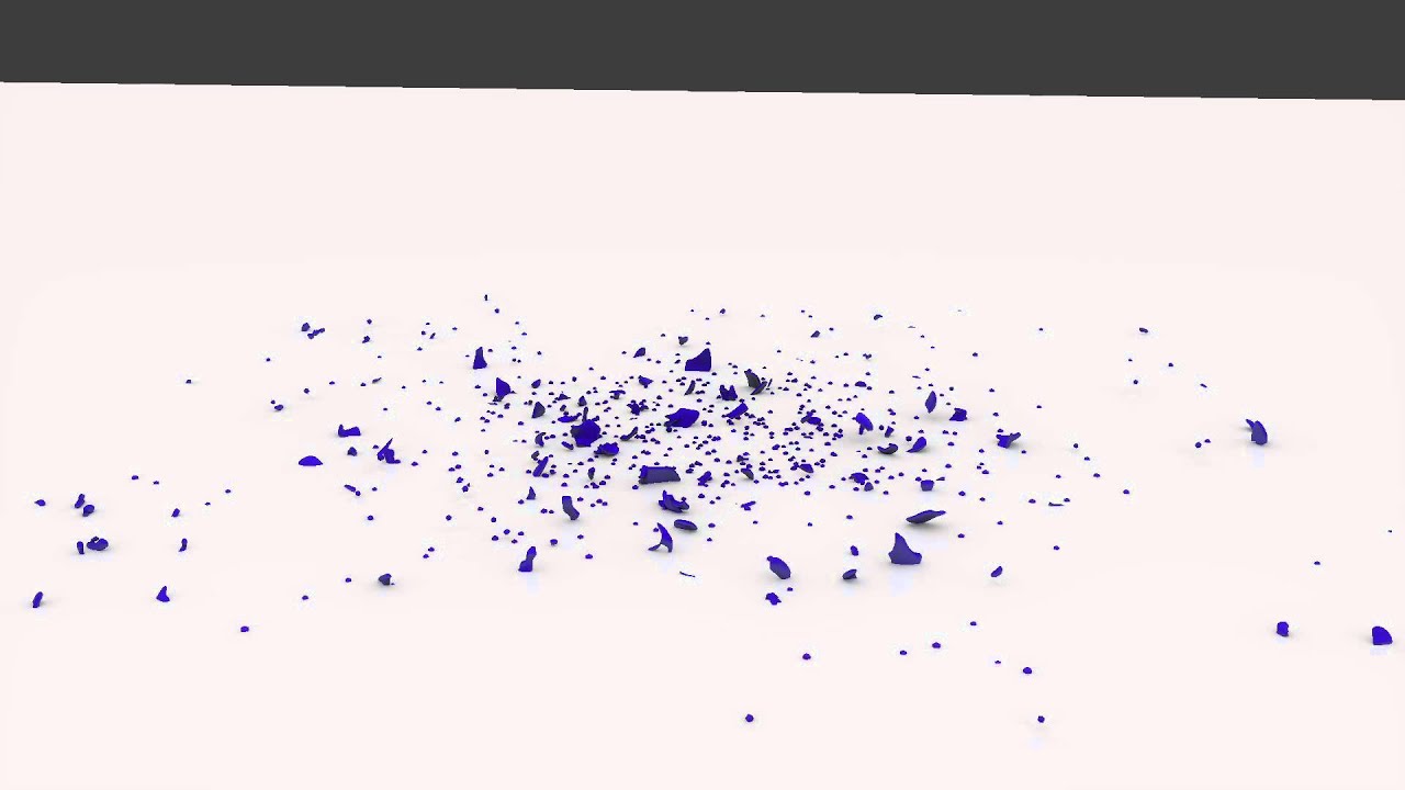 'monkey explosion v2 with particles' - YouTube