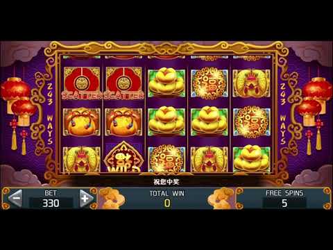 Rich88 presented by Rollingbet, Slot game-Lucky Bats. 富博Rich88老虎机-五福临门 ...