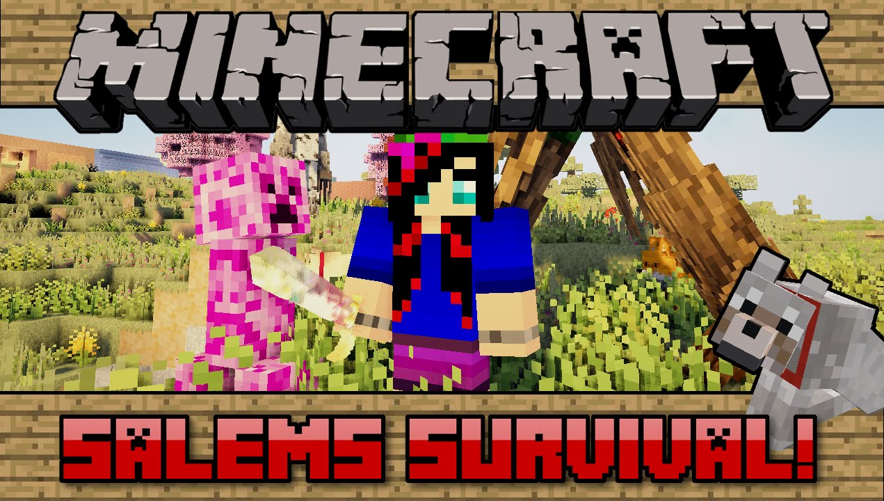 Minecraft PC: Salems Survival! [59] Gary and the Creeper Mom!? - YouTube