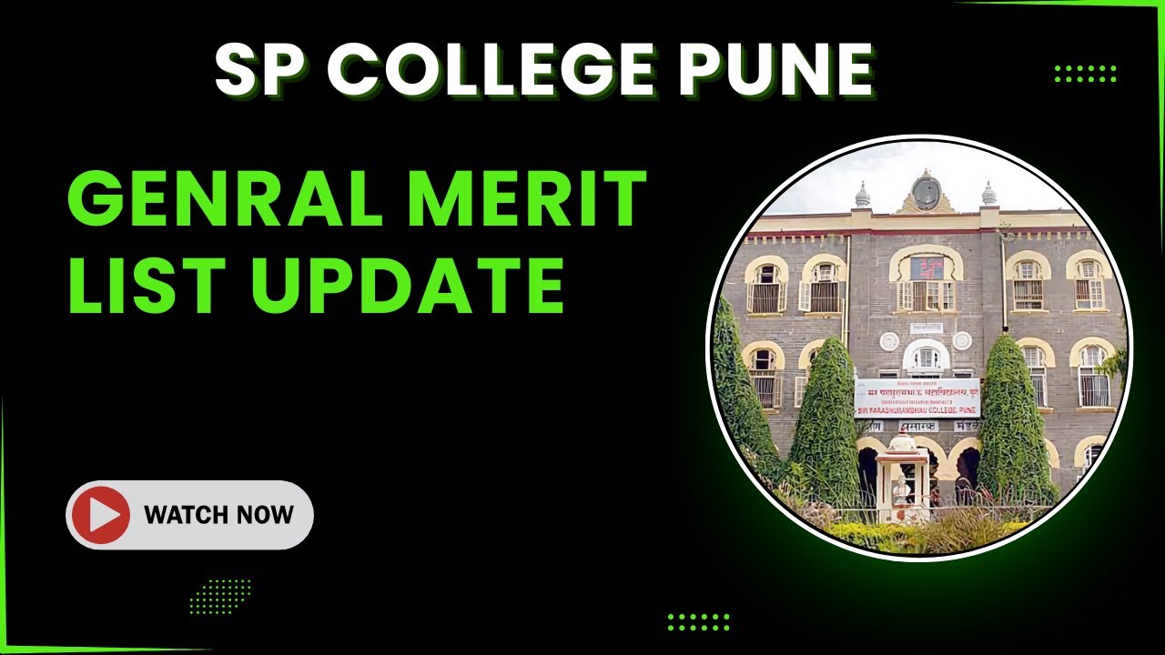 SP College Genral Merit List Update - YouTube