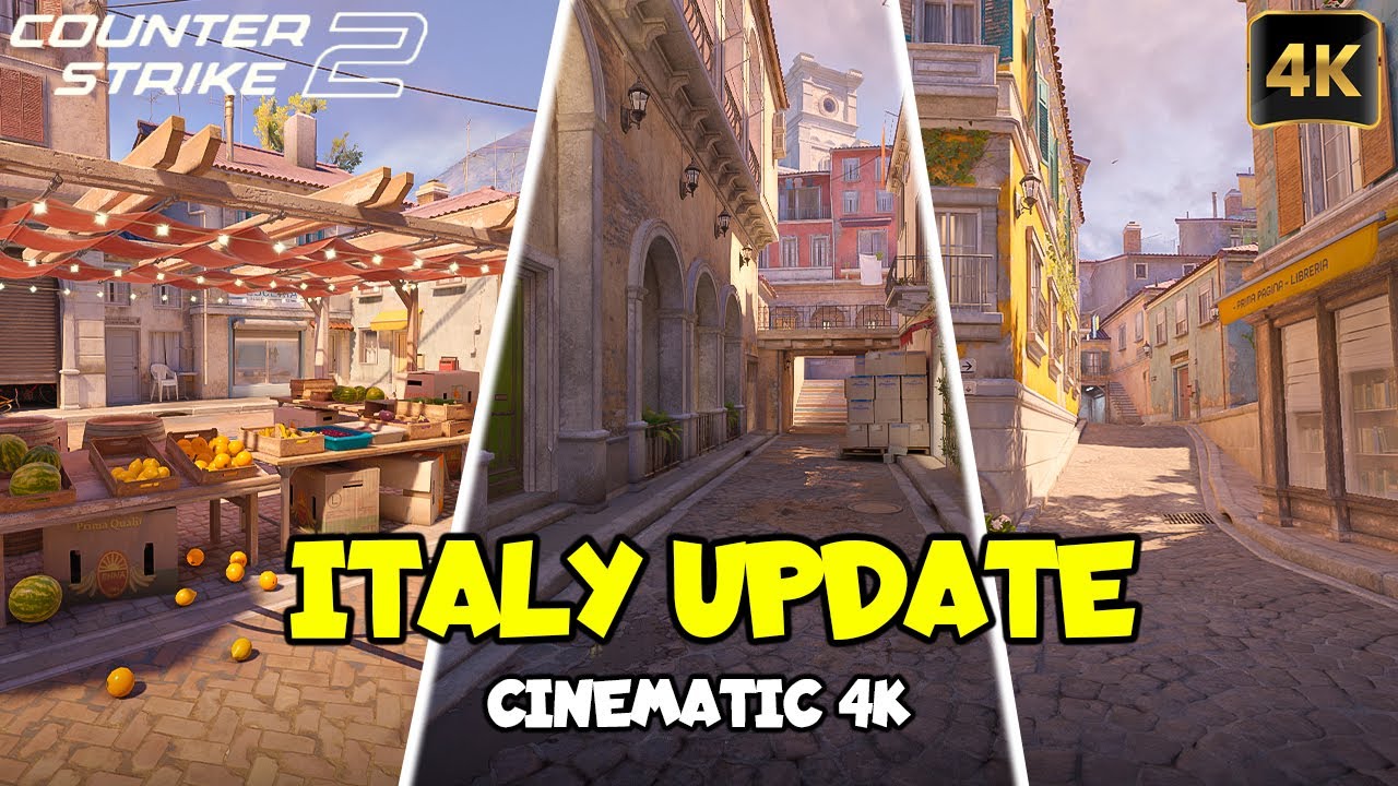 CSGO 2 MAP ITALY CINEMATIC 4K - NEW CSGO 2 UPDATE - YouTube