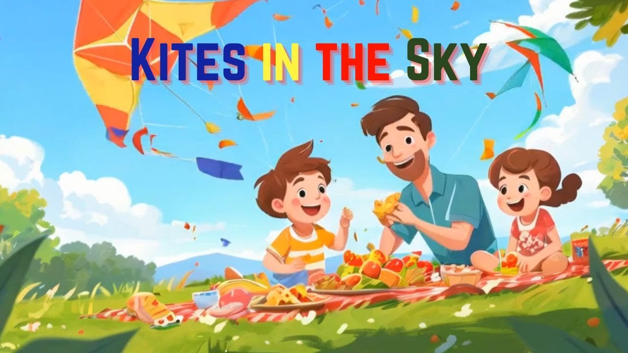 Kites in the Sky: A Colorful Adventure Song for Kids | Kids Song ...