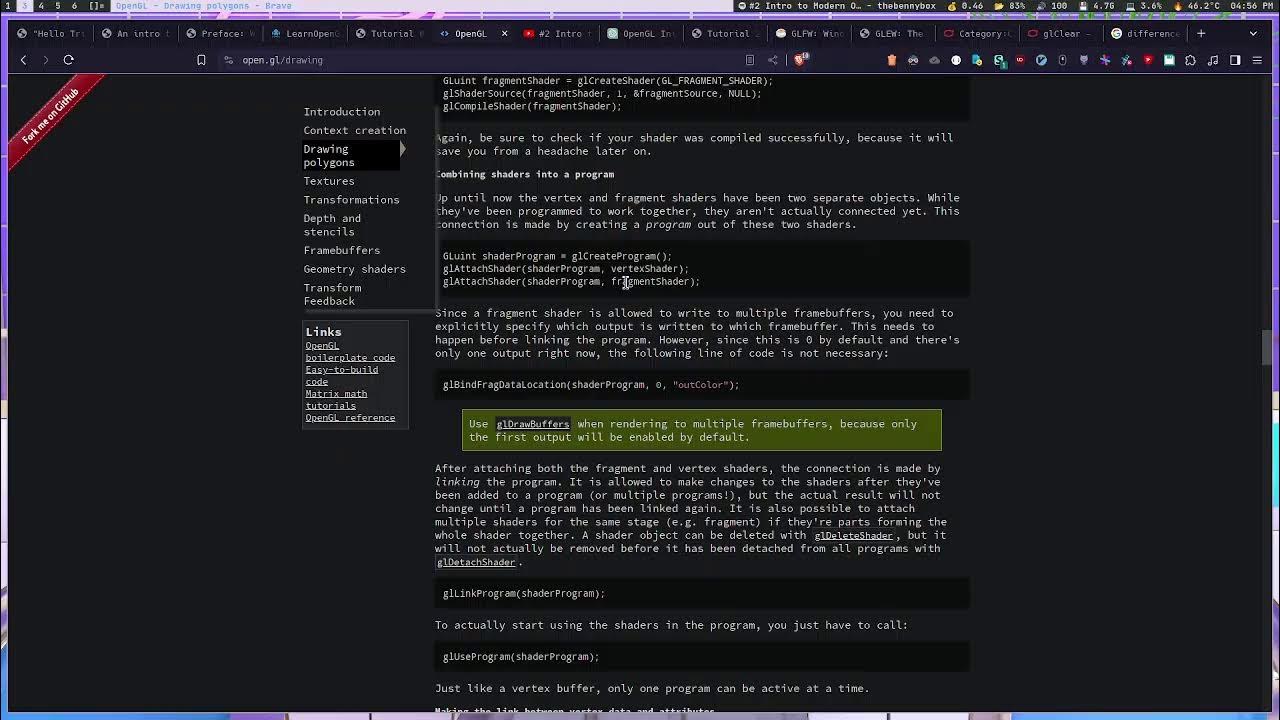 learning opengl - YouTube