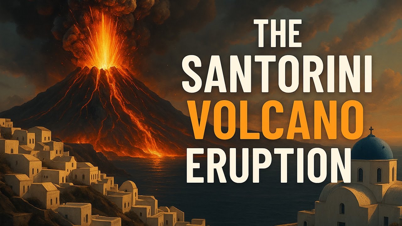 The Santorini Volcano Eruption: A Cataclysm in 1600 BC - YouTube