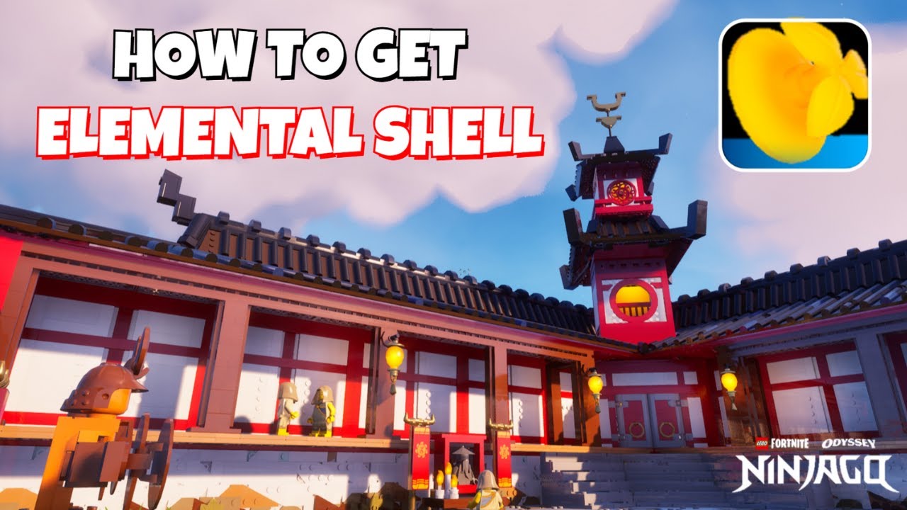 How to get ELEMENTAL SHELL in NINJAGO LEGO Fortnite Odyssey - YouTube