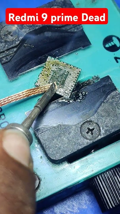 Redmi 9 prime full dead solution,, cpu Reball Done! - YouTube