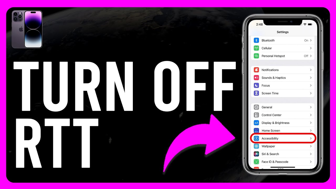 How To Turn Off RTT On iPhone (Steps To Turn Off RTT On iPhone) - YouTube