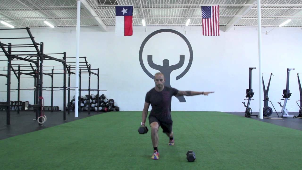 Db Reverse Lunge to Balance - YouTube