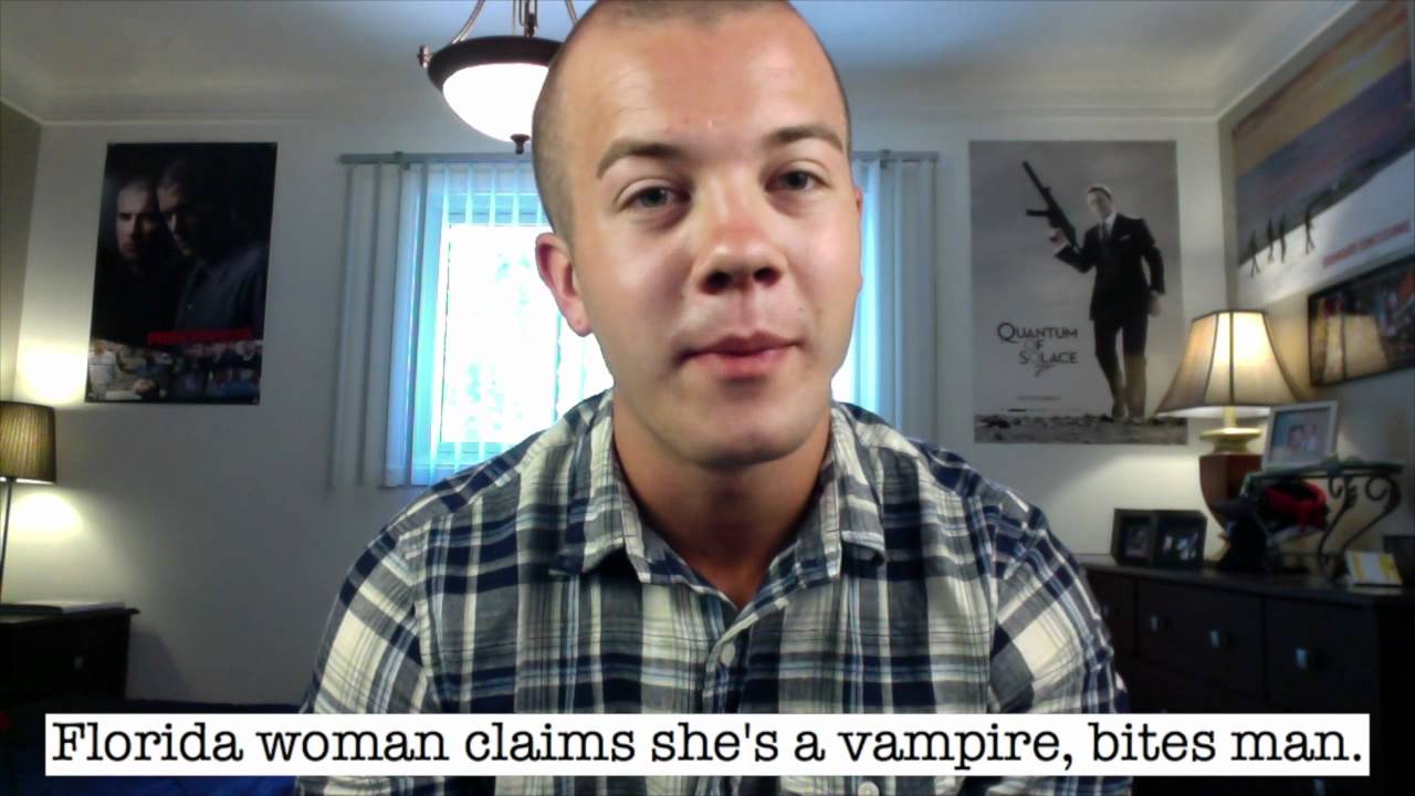 REAL LIFE VAMPIRE, BITES MAN?! - YouTube