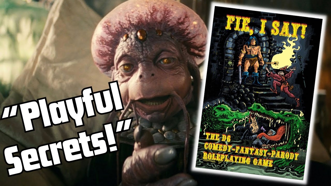 RPG Overview 171 FIE, I SAY! The D6 Comedy-Fantasy-Parody RPG - YouTube