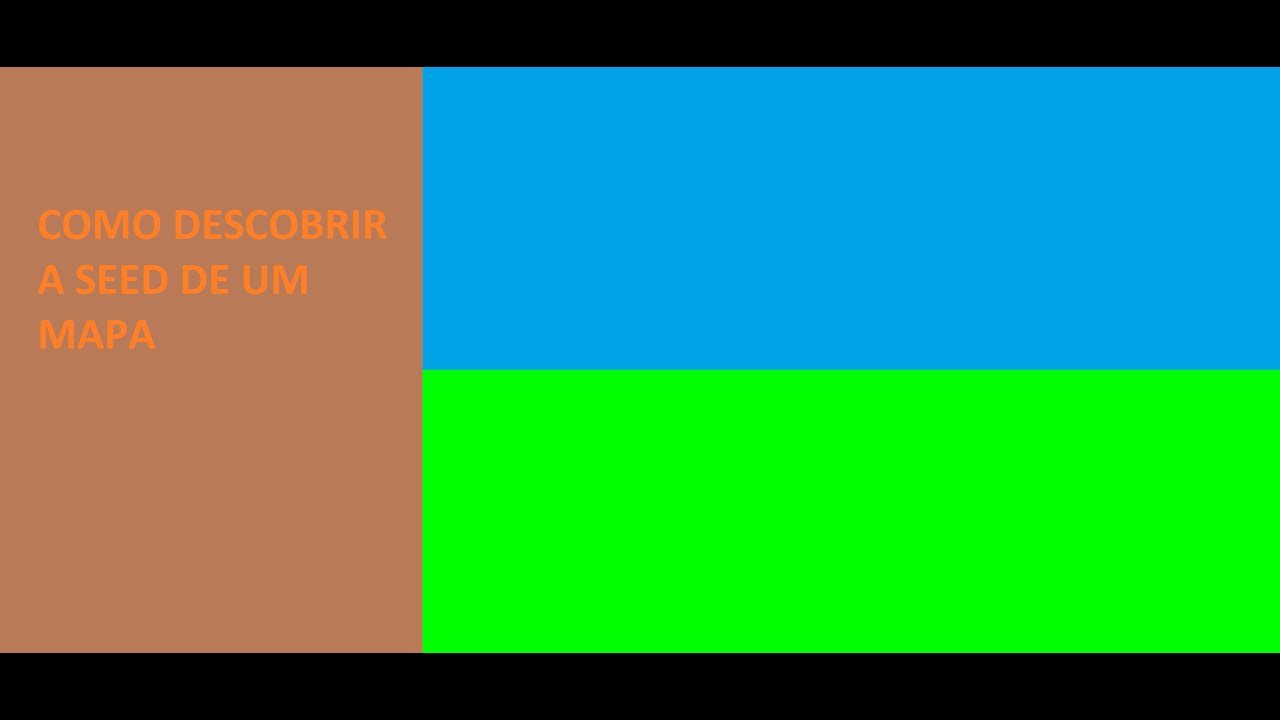 Minecraft Como Descobrir A Seed de Um Mapa - YouTube