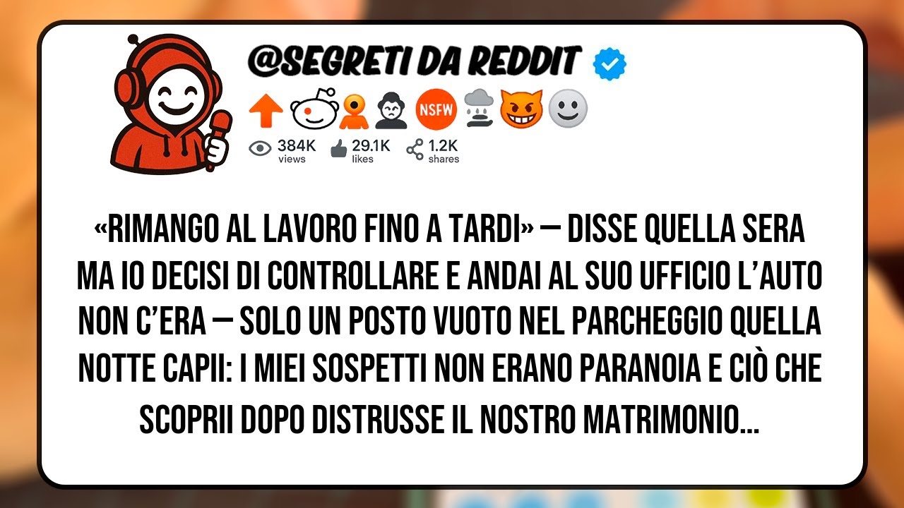 «Rimango al Lavoro Fino a Tardi» — Disse lei Lo Andai a Controllare ...