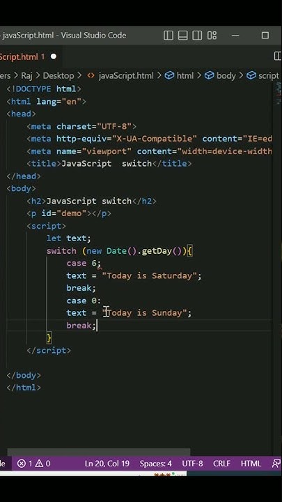 js switch | js switch statement |JavaScript switch#shorts #javascript - YouTube