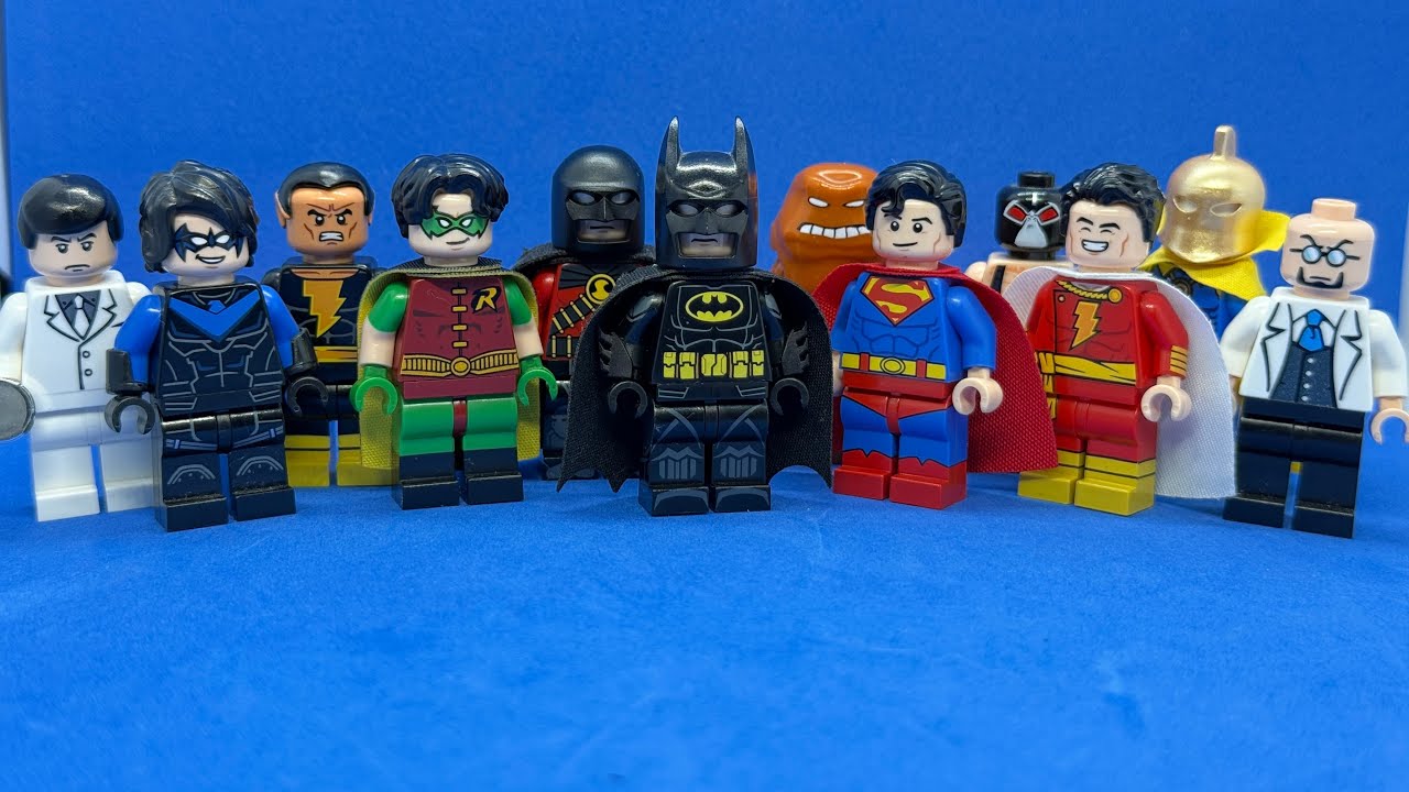 Custom Lego DC Minifigs (3rd party, purist and semi purists) - YouTube