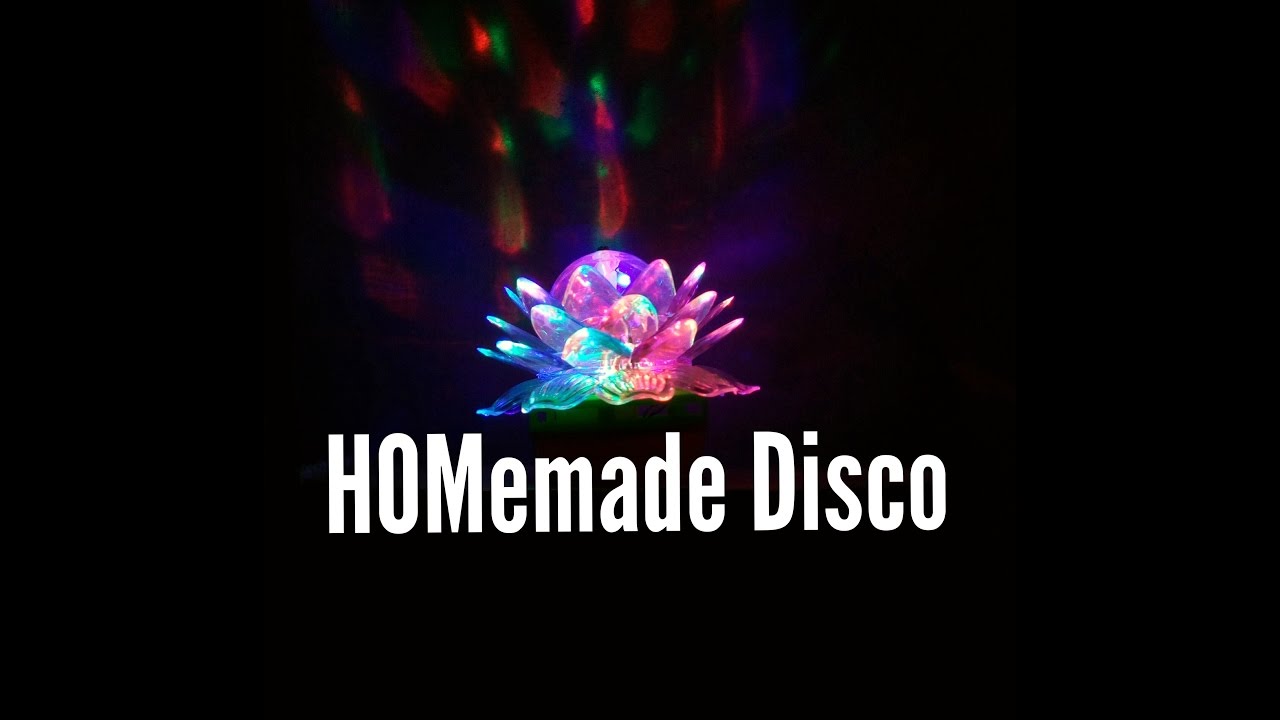how to make disco light box from cardboard - YouTube