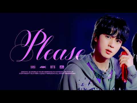 [4K cam] 260411-12 BTS WORLD TOUR ARIRANG IN GOYANG Please Jin Focus