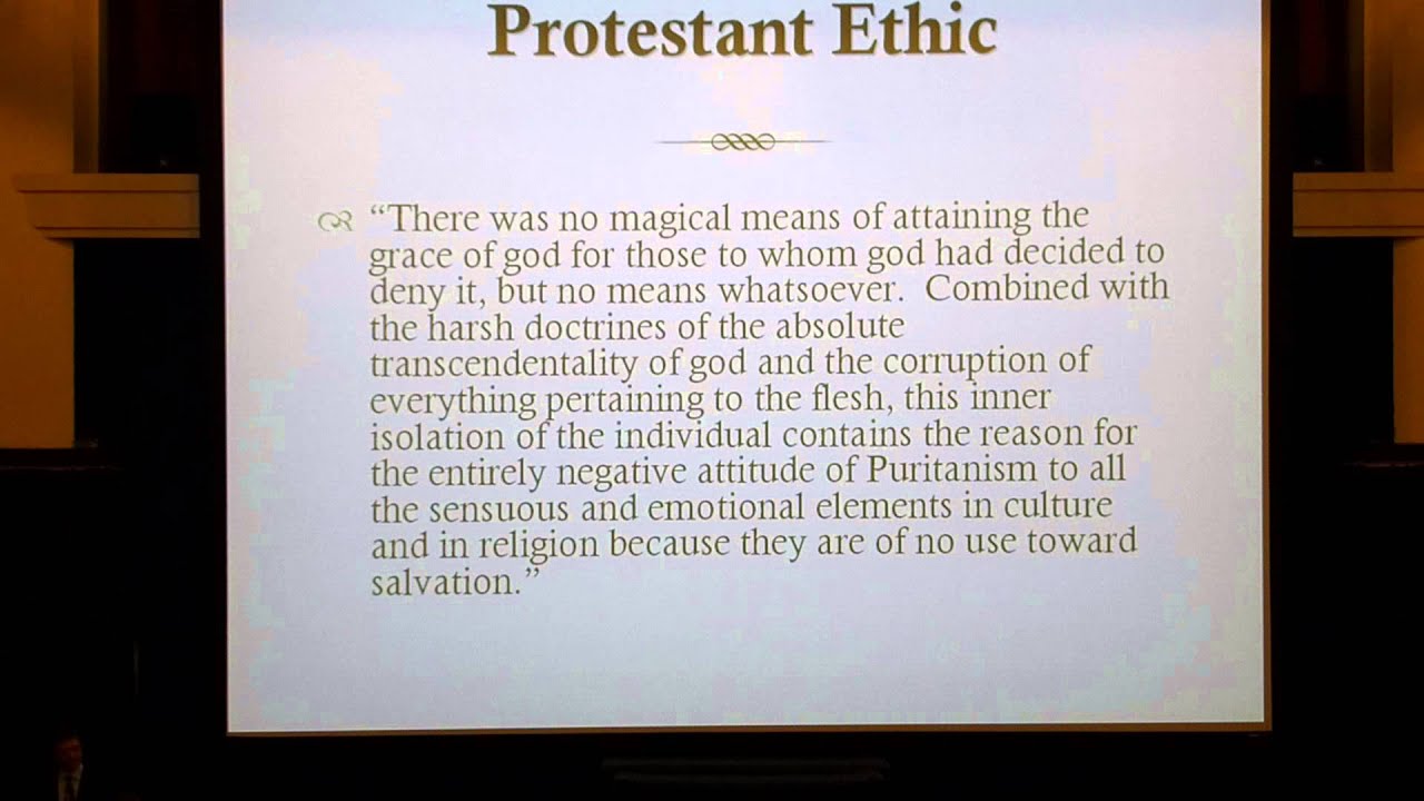 POL101 Political Science lecture: Protestant Ethics (part 2) - YouTube