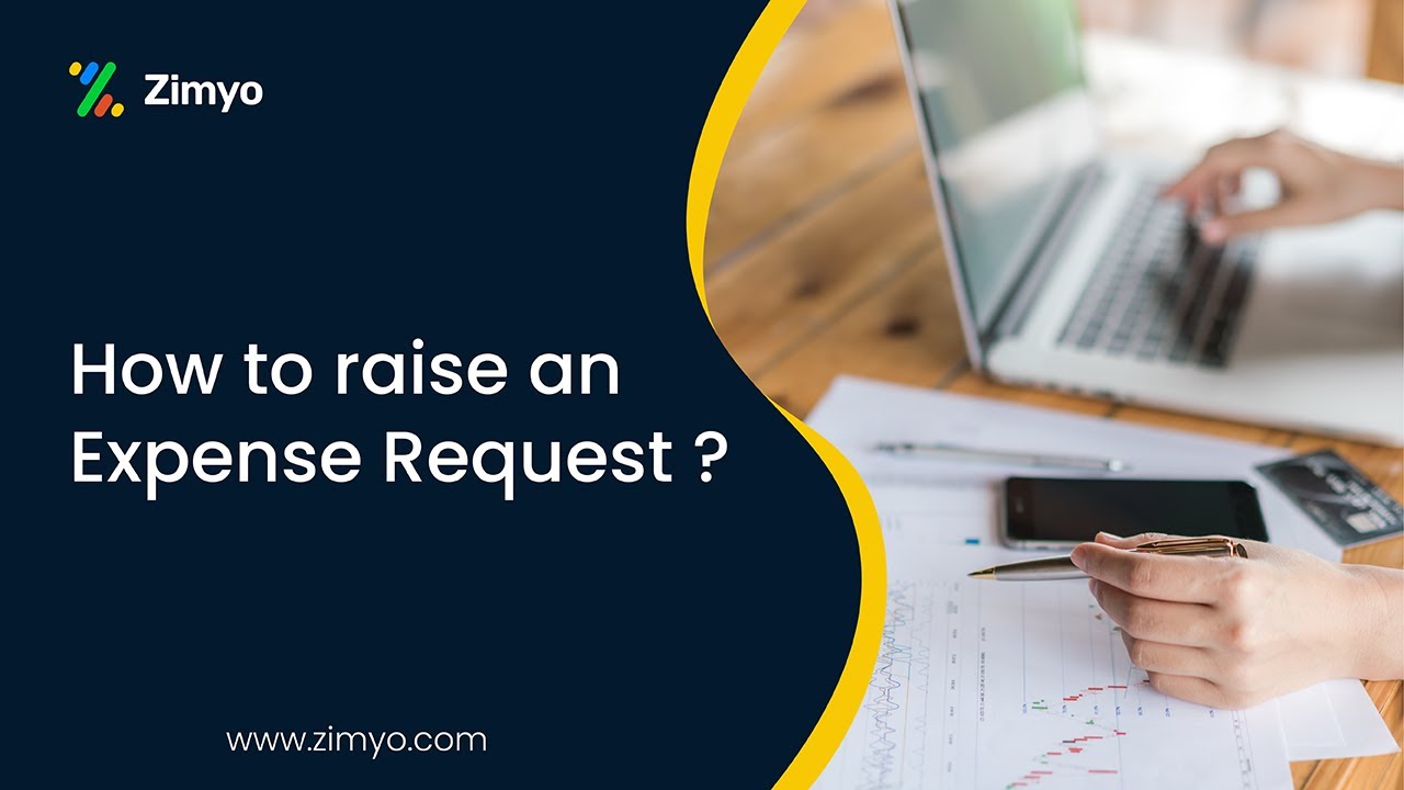 How to raise an expense request in Zimyo HRMS? - YouTube